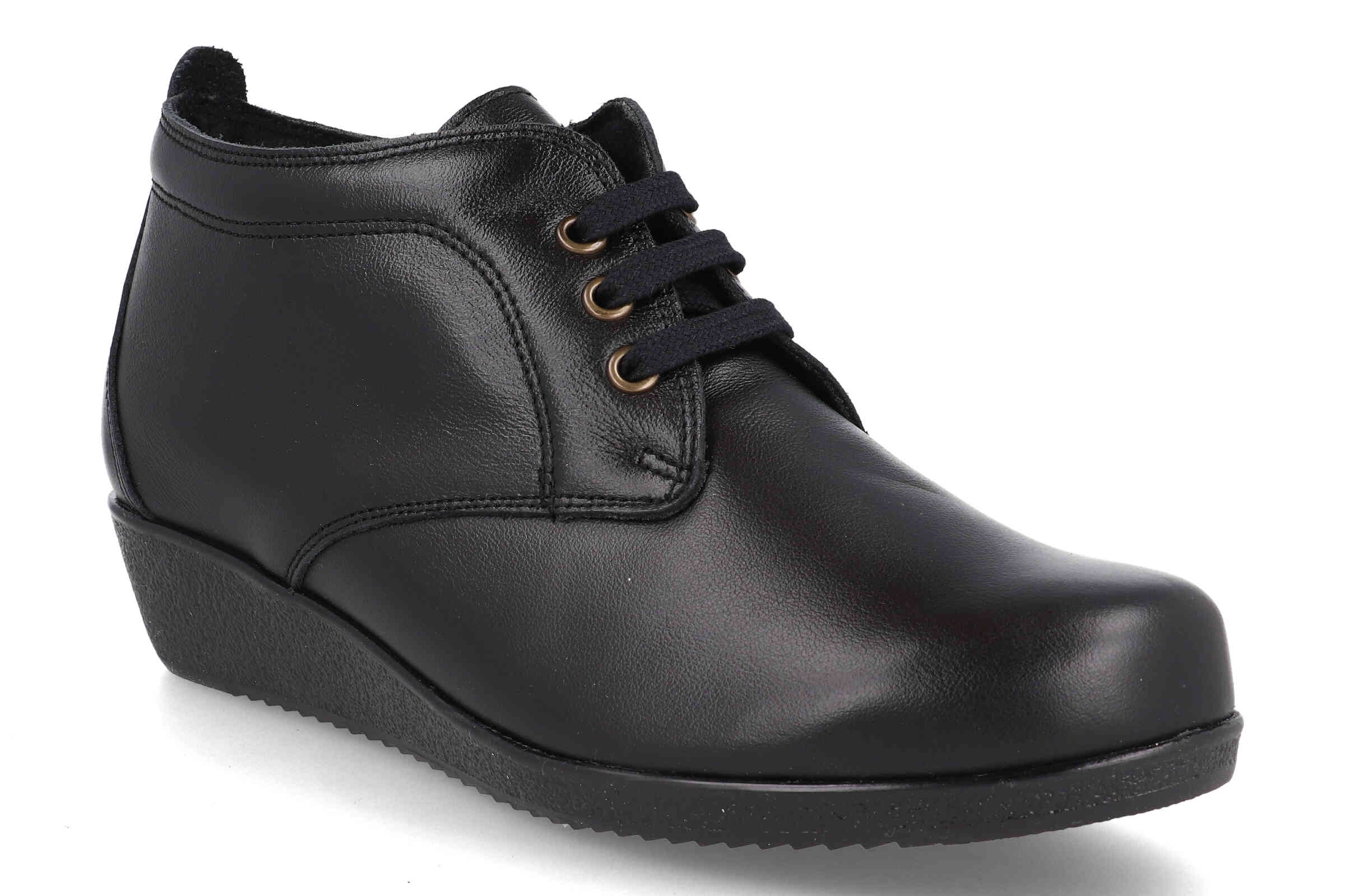 Botín de piel confort bda modelo Catania Negro